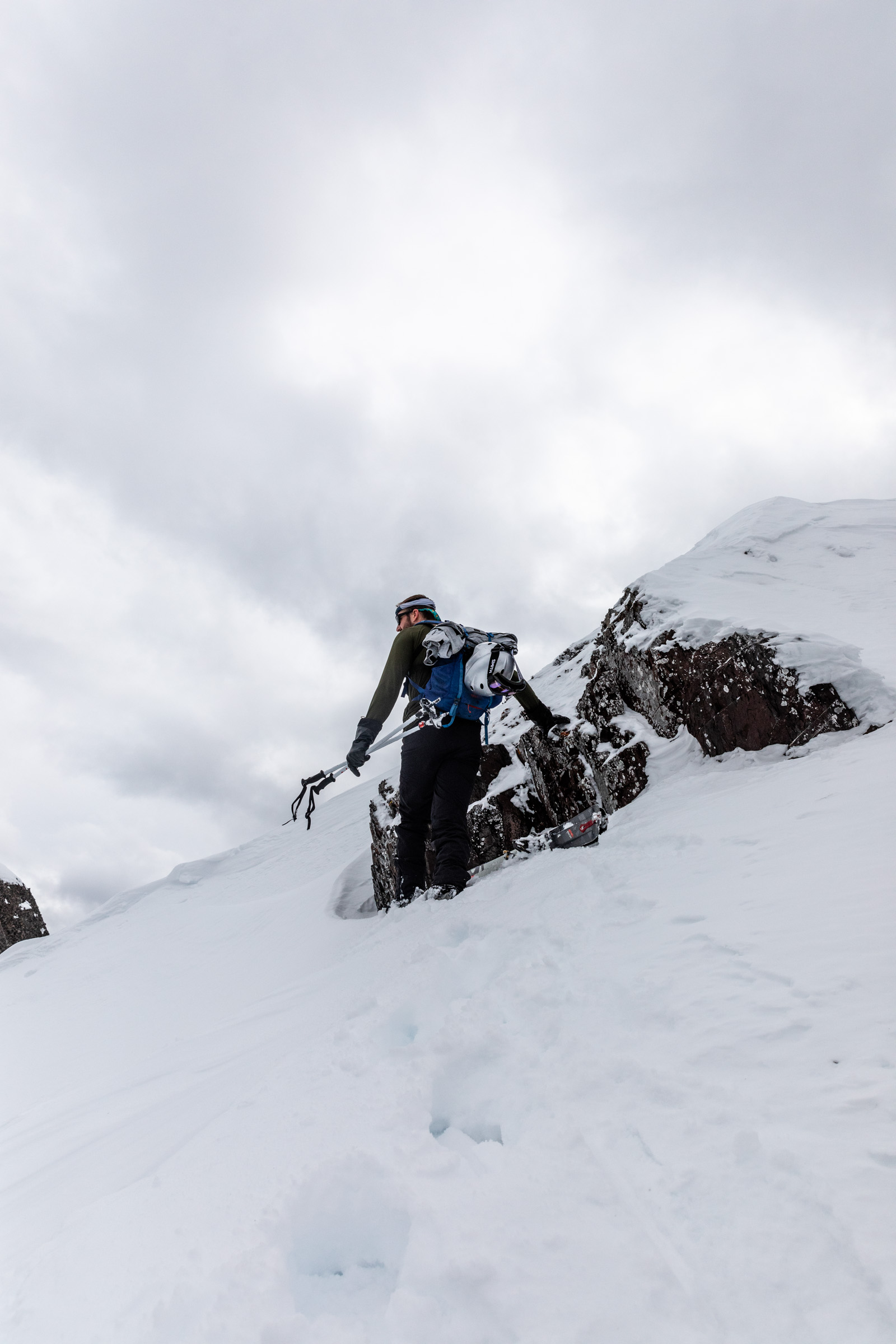 desolation in the olympics | mt angeles ridge ski tour - alpine wanderlust