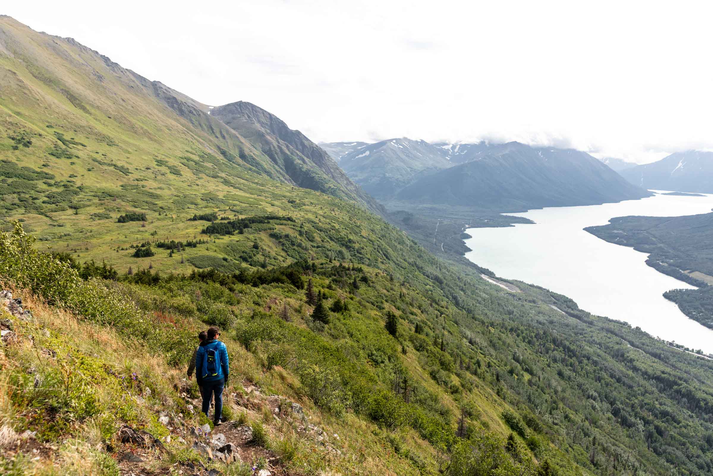 overlooking kenai lake | slaughter ridge, cooper landing - alpine ...