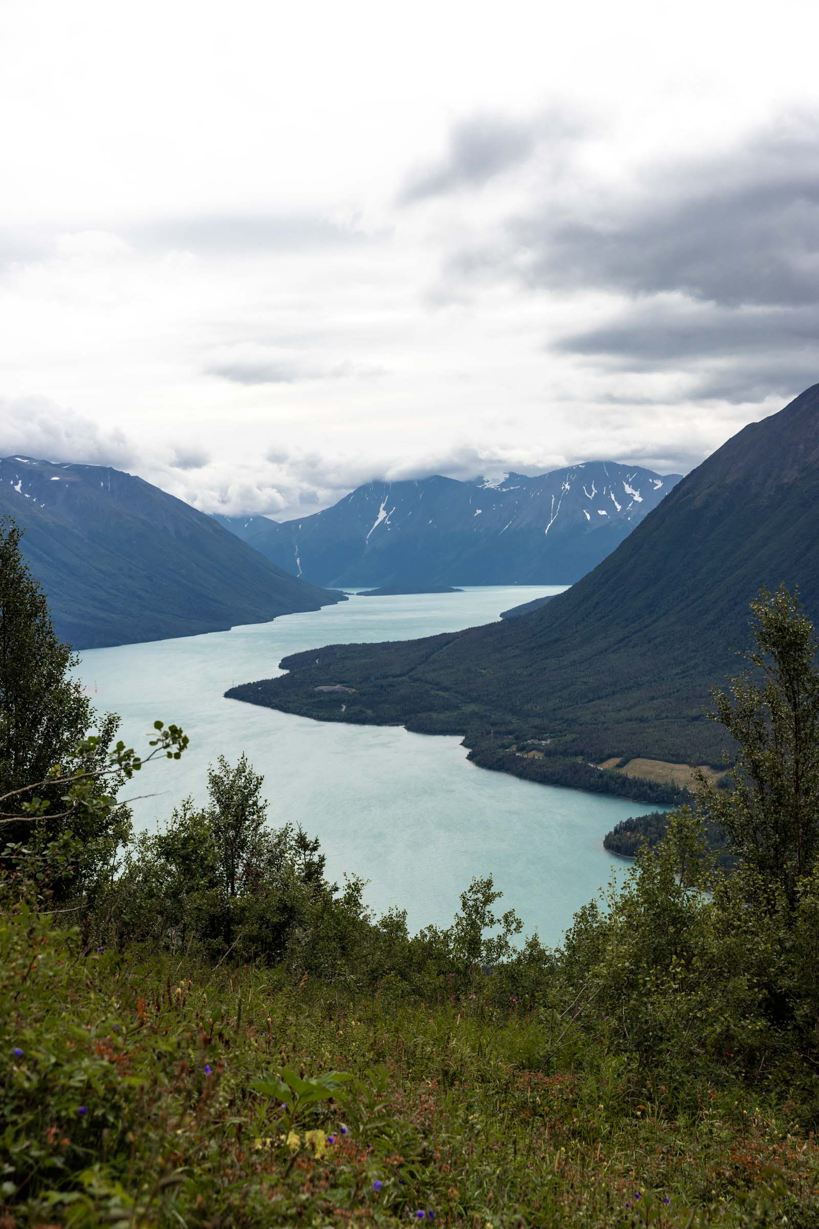 overlooking kenai lake | slaughter ridge, cooper landing - alpine ...